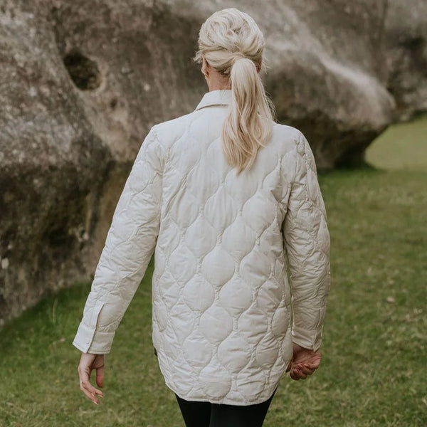 Ash - Women's 90/10 Overshirt | Cream | Off White - Moke Apparel