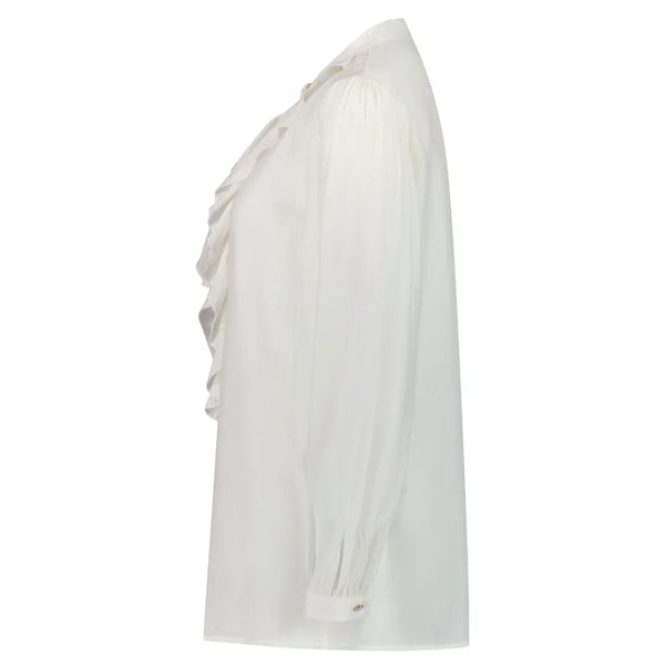 Jade Women's Cupro Blouse | Coconut Milk | Cream - Moke Apparel