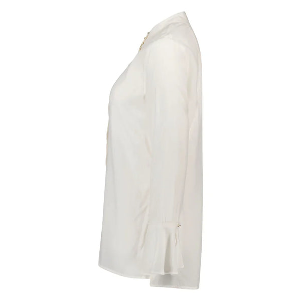 Joleen Women's Cupro Blouse | Coconut Milk | Cream - Moke Apparel