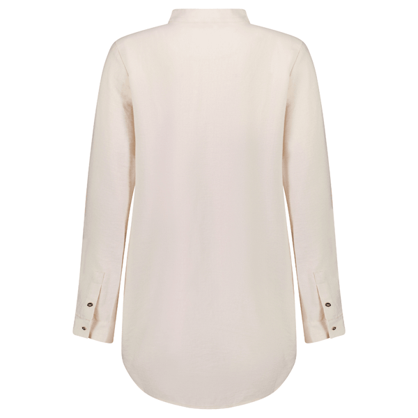 Casey Women's Viscose Shirt - Coconut Milk | Cream - Moke Apparel